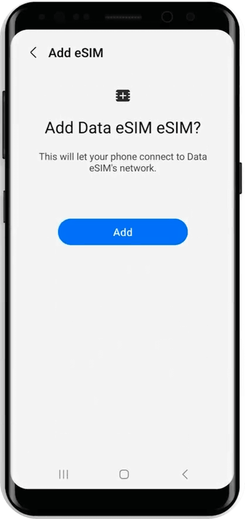 How do I install and set up an eSIM on my Android phone
