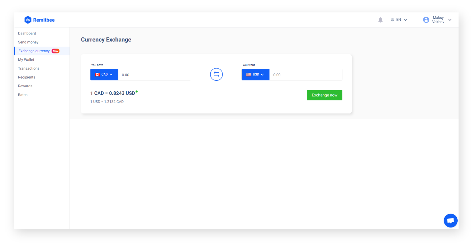 Exchange CAD To USD USD To CAD With CIBC Bank Remitbee